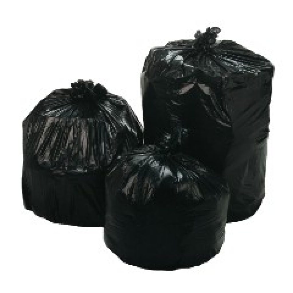 44 GALLON COMPACTOR BLACK GARBAGE BAGS (100/CASE) - LRS Supply